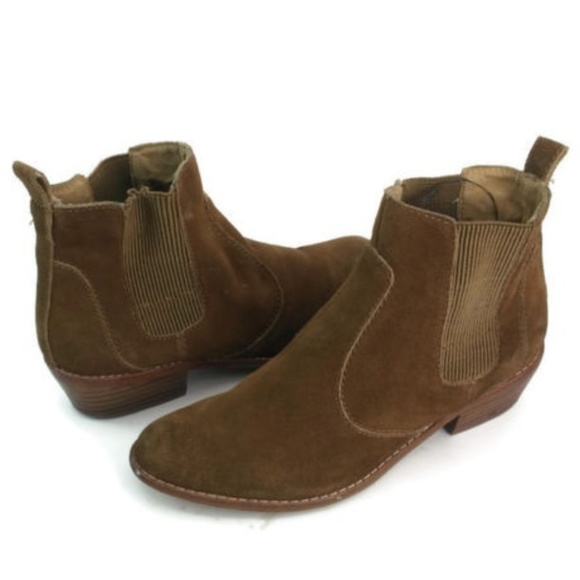 GAP | Shoes | Gap Womens Brown Suede Ankle Boots Us Size 6 | Poshmark